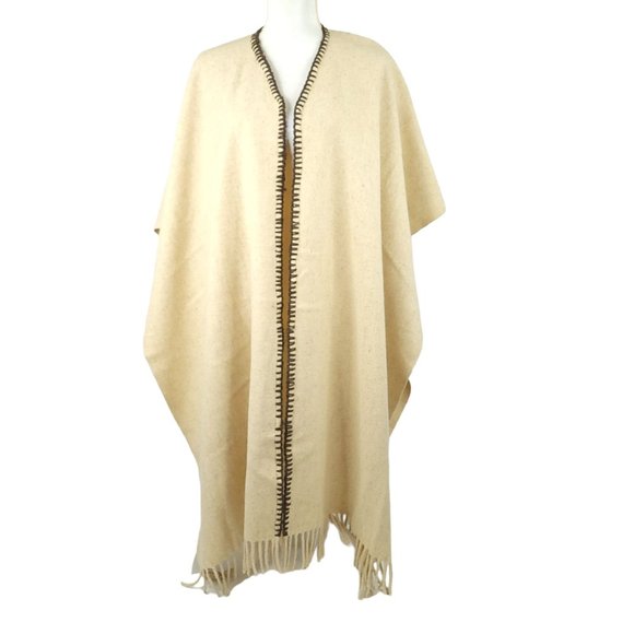 Unbranded | Jackets & Coats | Open Front Poncho Shawl Cape One Size ...